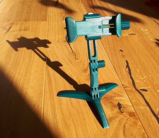Phone holder remixed from Modular Mounting System by Blueberry ...