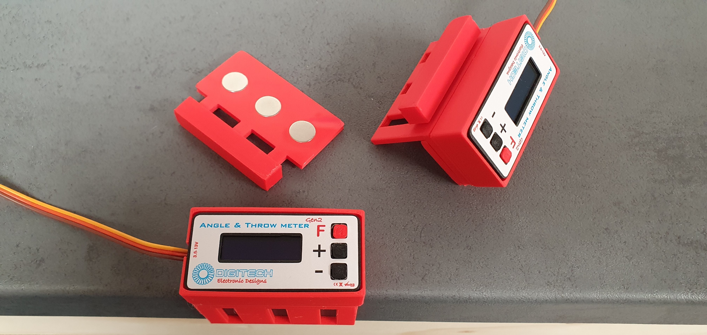 Magnetic Bracket for Digitech (Rudder) Angle & Throw Meter - now ...