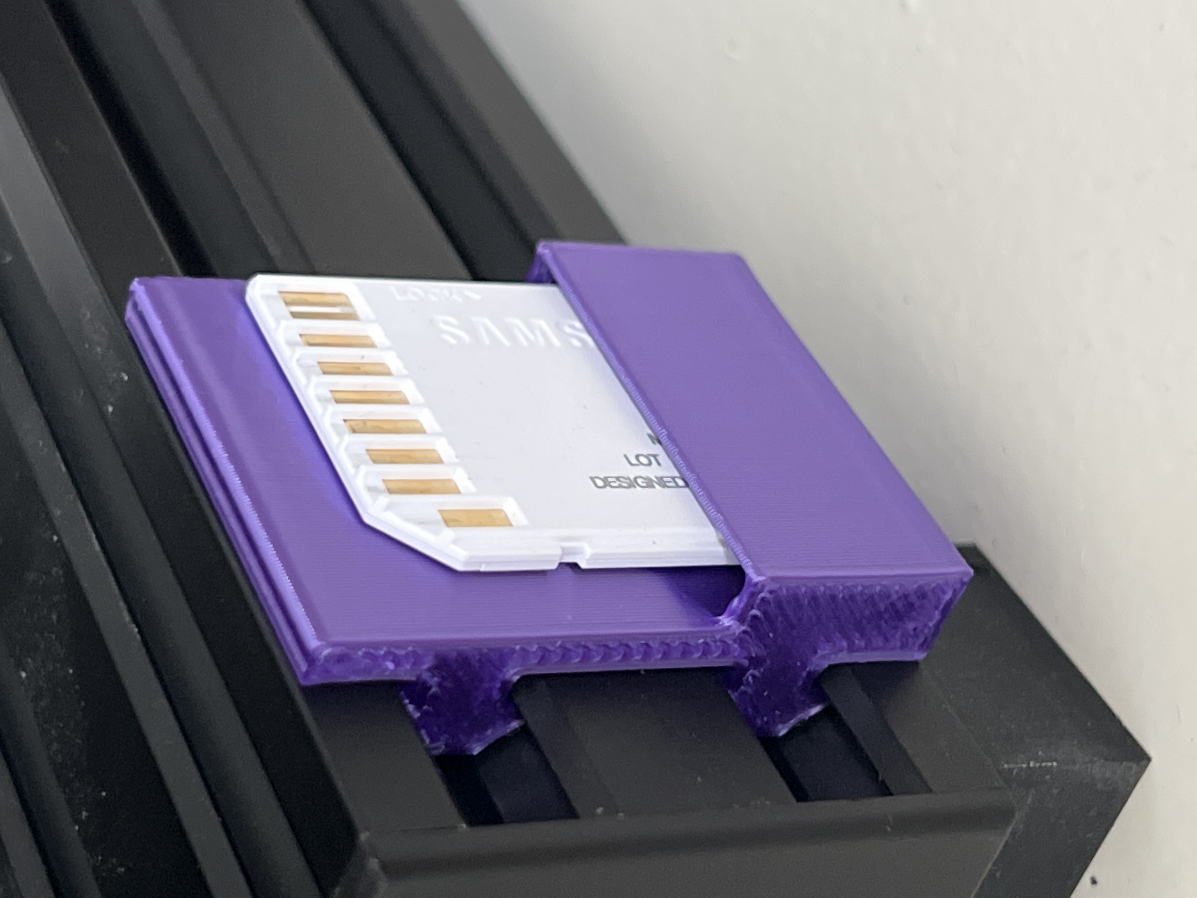 4040 Extrusion SD Card Holder by Sean Starkey | Download free STL model ...