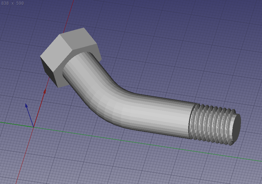 Bent Bolt by B&B TECH | Download free STL model | Printables.com