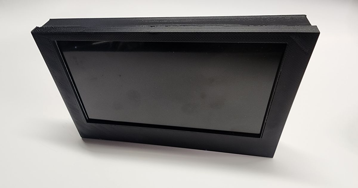 7 inch LCD Monitor Enclosure by unomasaudio | Download free STL model ...