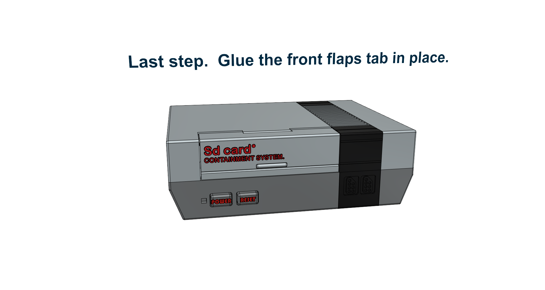 Nintendo NES SD Card Holder by Micro Center | Download free STL model ...