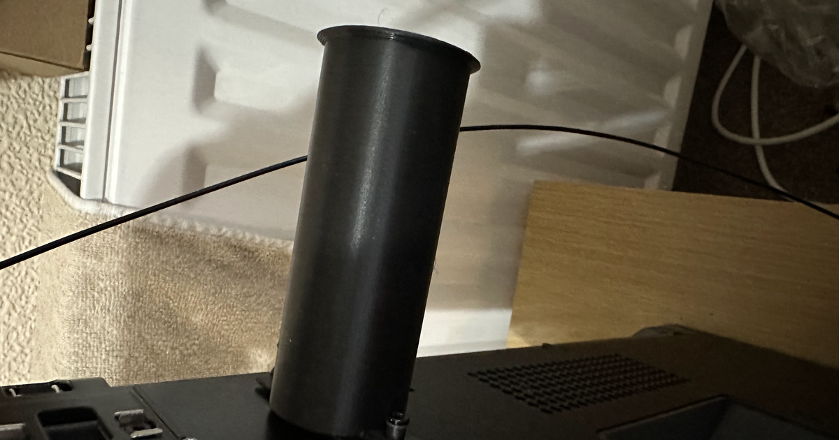 Bambu Lab P1P Cylindrical Spool Mount Holder by Alex Rahali | Download ... Bambu Lab P1P Cylindrical Spool Mount Holder by Alex Rahali | Download ...