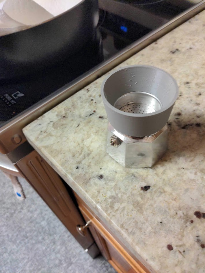 Bialetti 1 cup moka pot dosing funnel by smiggyballs | Download free ...