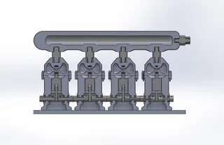 Engine - 4 Cylinder Inline by FallenAngel | Download free STL model ...