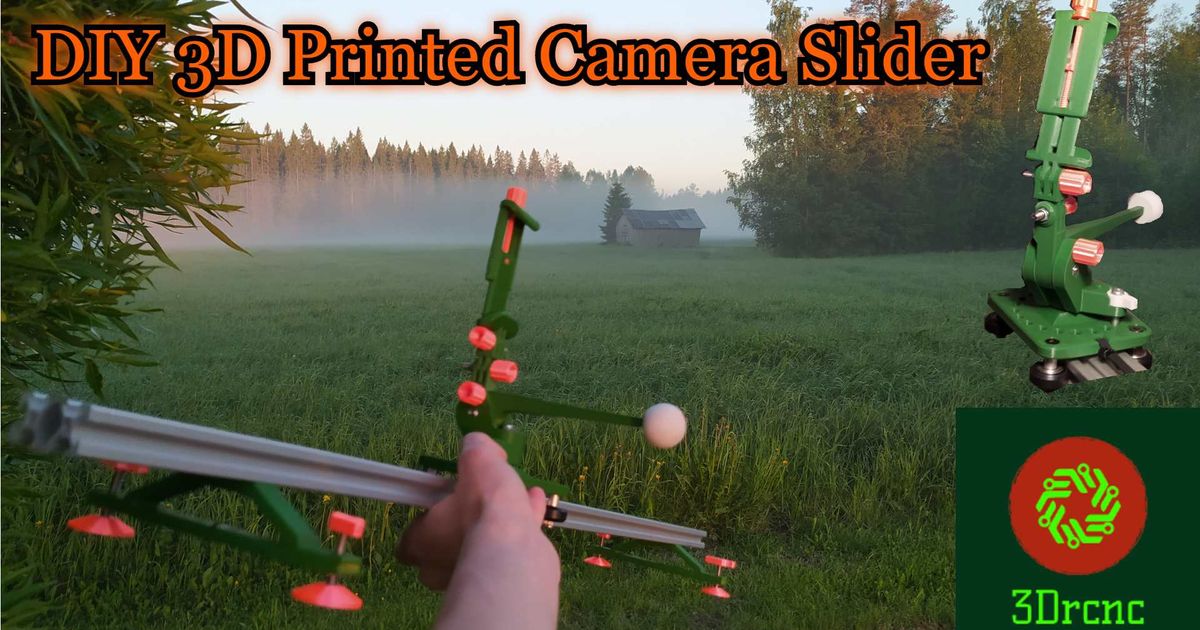 DIY 3D Printed Camera slider by 3Drcnc | Download free STL model ...