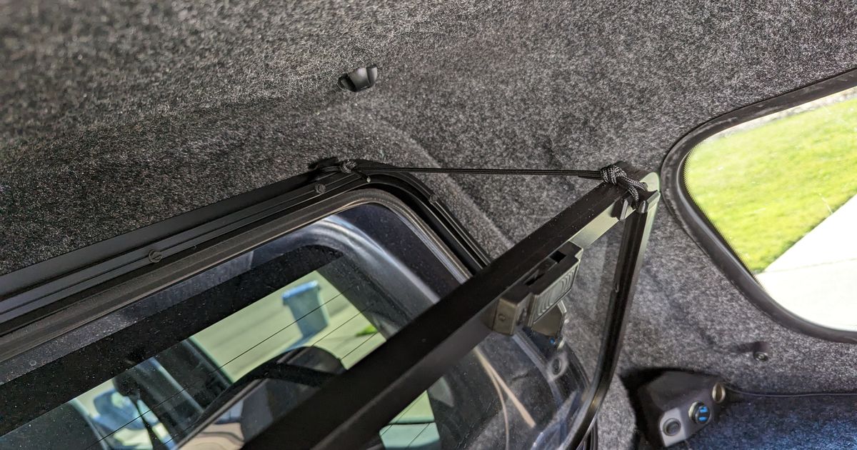 Truck Canopy - Fold down window keeper by jurassic73 | Download free ...