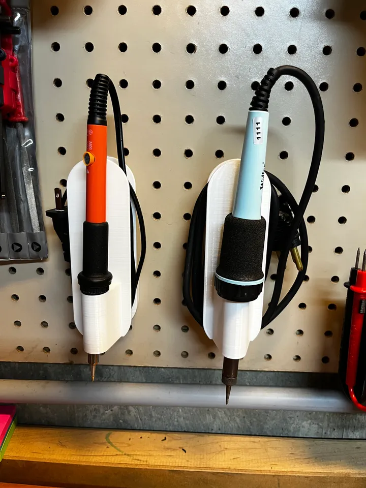 Soldering Iron Holder for Peg Board by Antman | Download free STL model ...