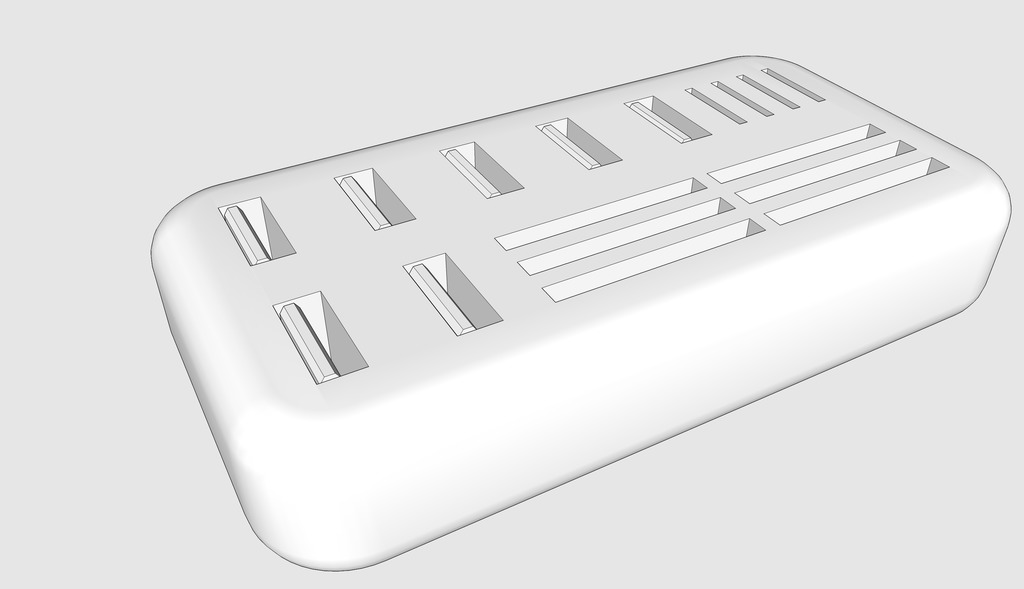 USB SD MicroSD card holder. Theoretically allows to store the thin USB ...