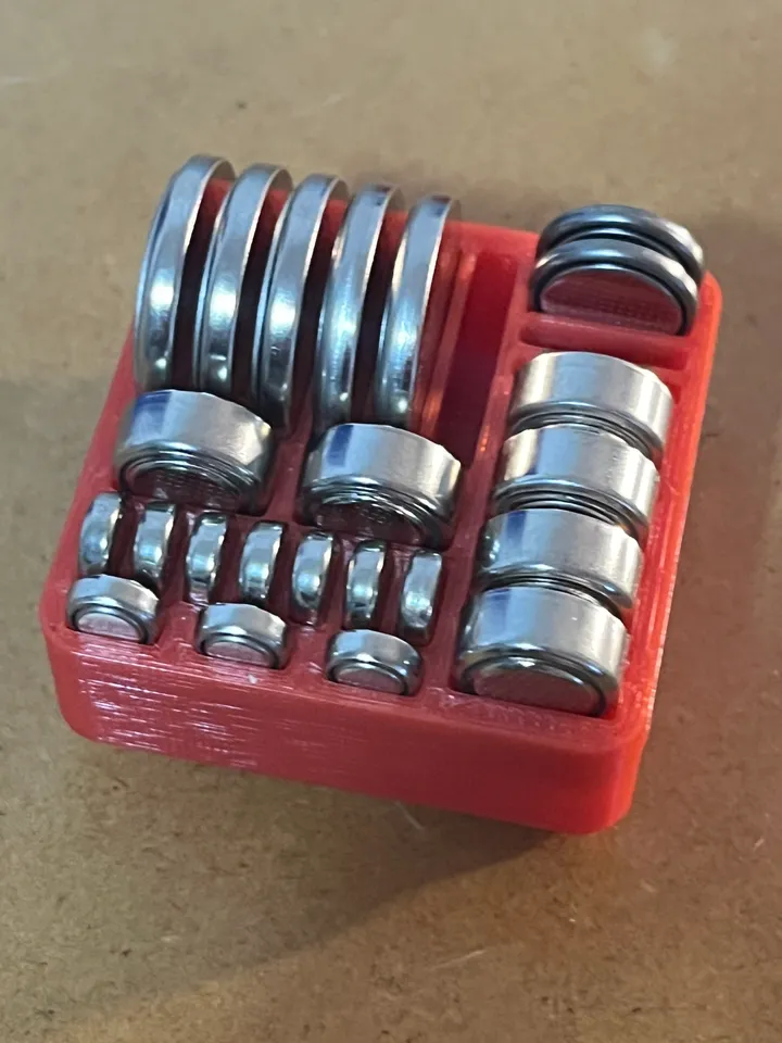 Gridfinity nDevr Coin Battery Holder by Joe Martin | Download free STL ...