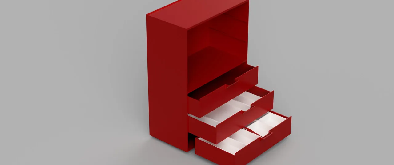Storage Boxes with drawers - modular by k2thestank | Download free STL ...