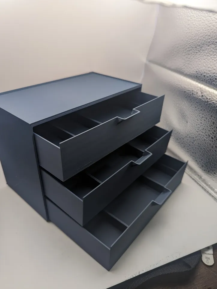 Storage Boxes with drawers - modular by k2thestank | Download free STL ...