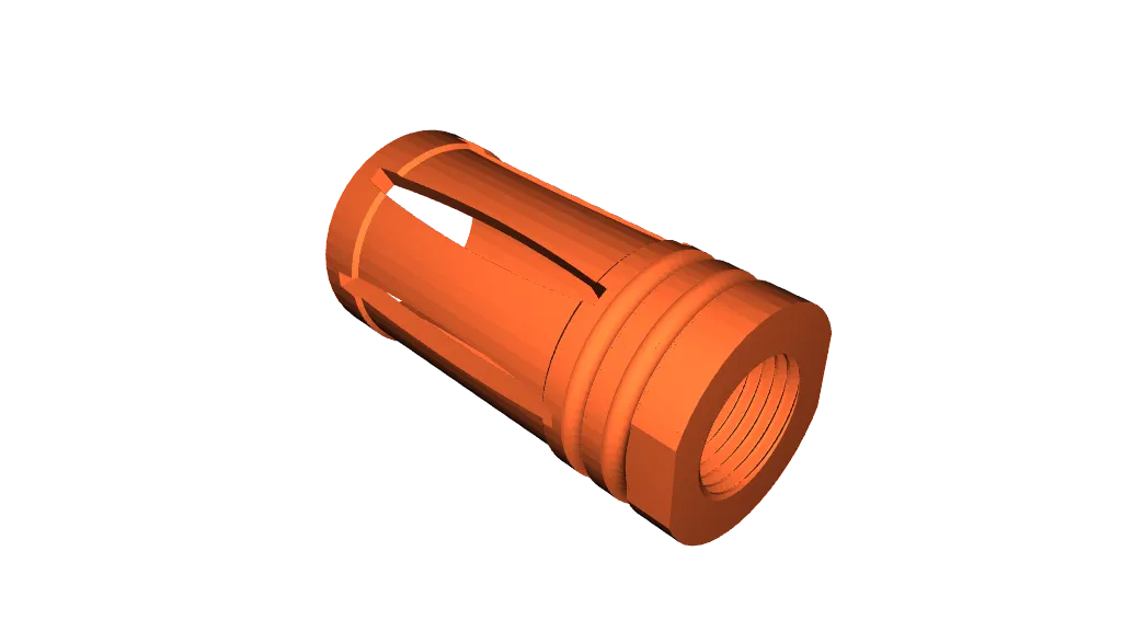 NERF Flash Hider/Thread Protector (JET Thread) by Daedalus | Download ...