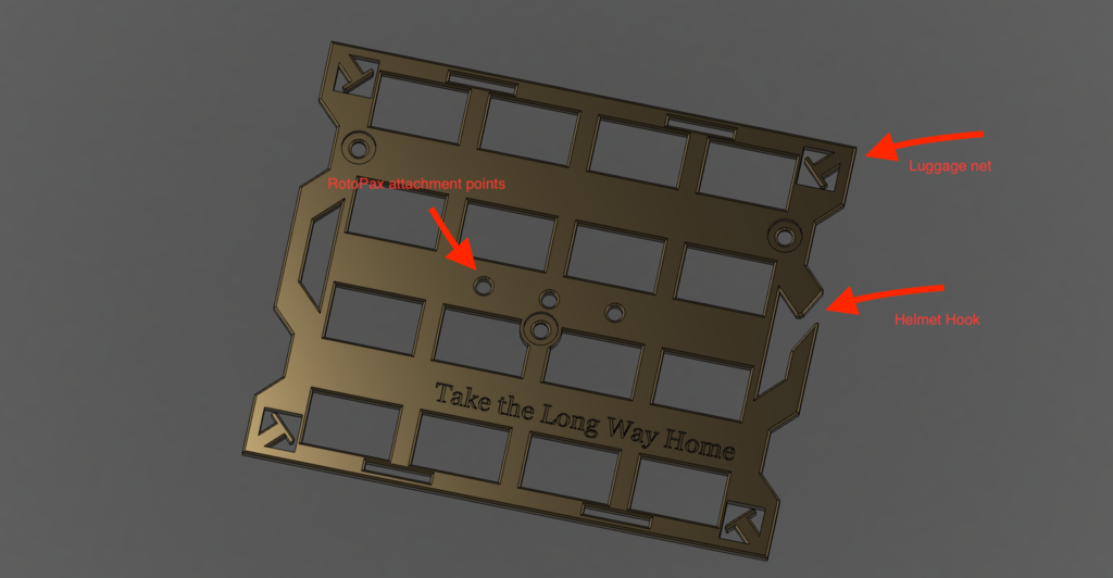 MOLLE Panel by grumpy_scrambler | Download free STL model | Printables.com