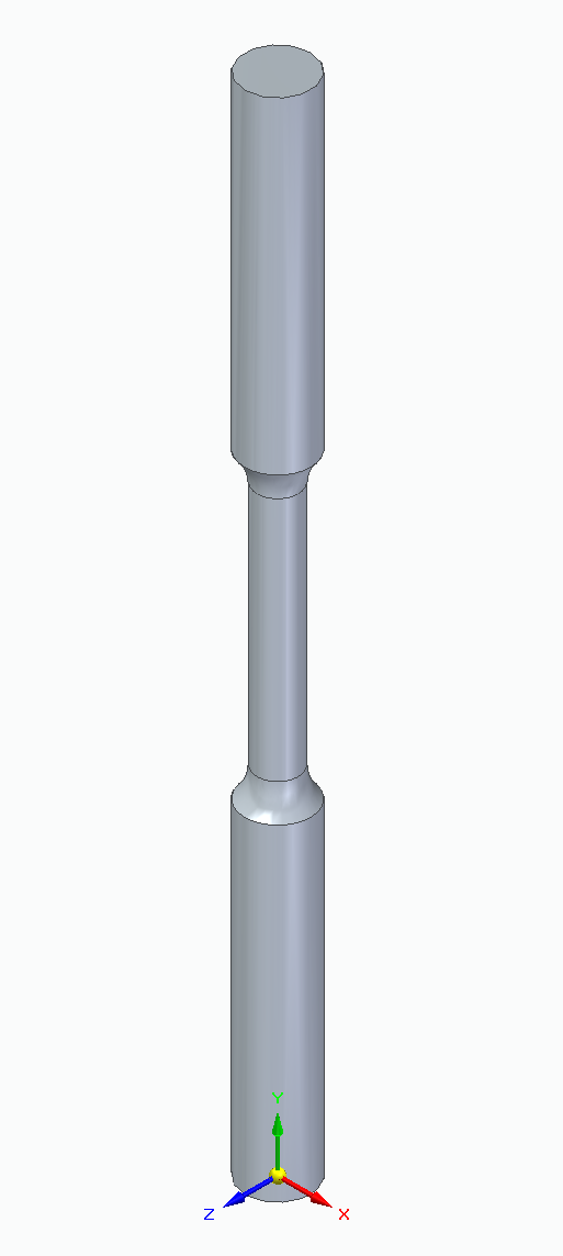 Cylindrical Tensile Bar by wookiearocket | Download free STL model ...