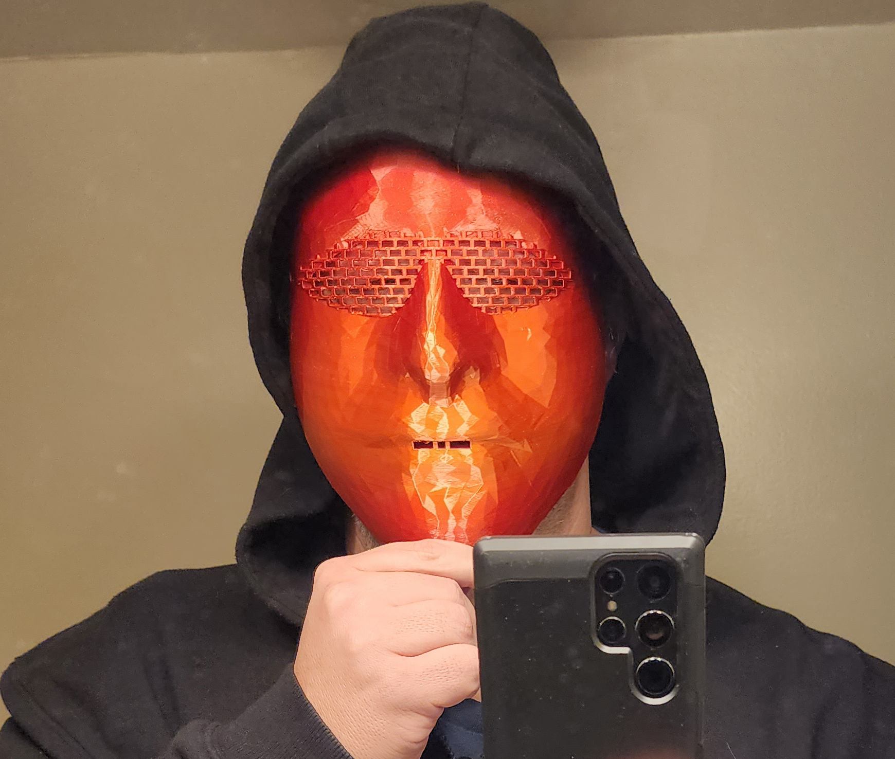 Adult Mask with Eye Mesh by Triple G Workshop | Download free STL model ...