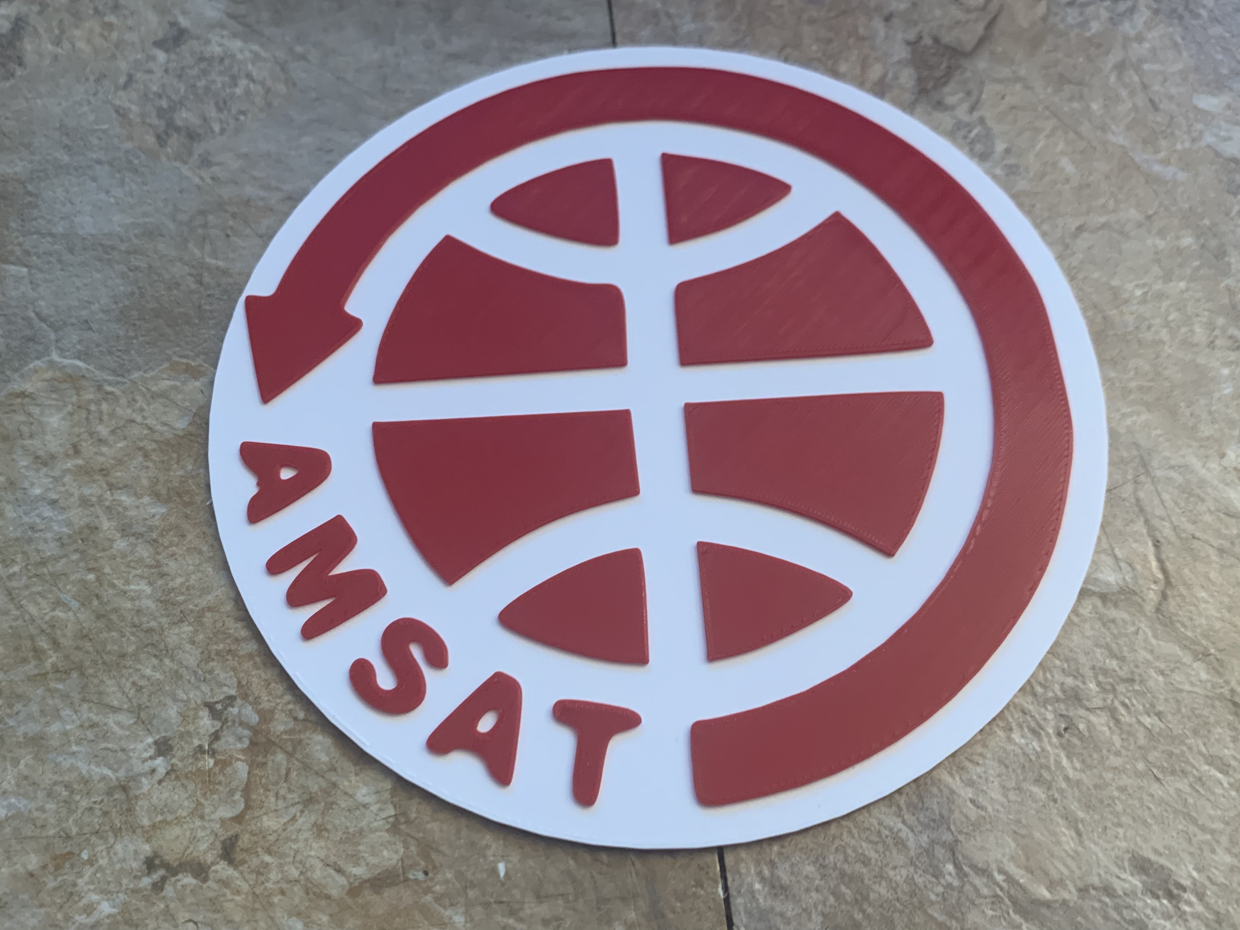 AMSAT Sign by W5AUG | Download free STL model | Printables.com