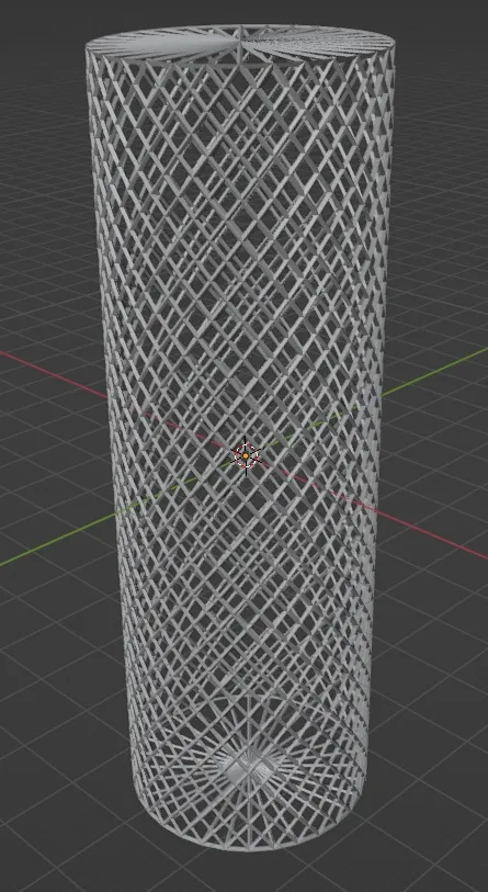mesh cylinder by Branislav Poldauf | Download free STL model ...