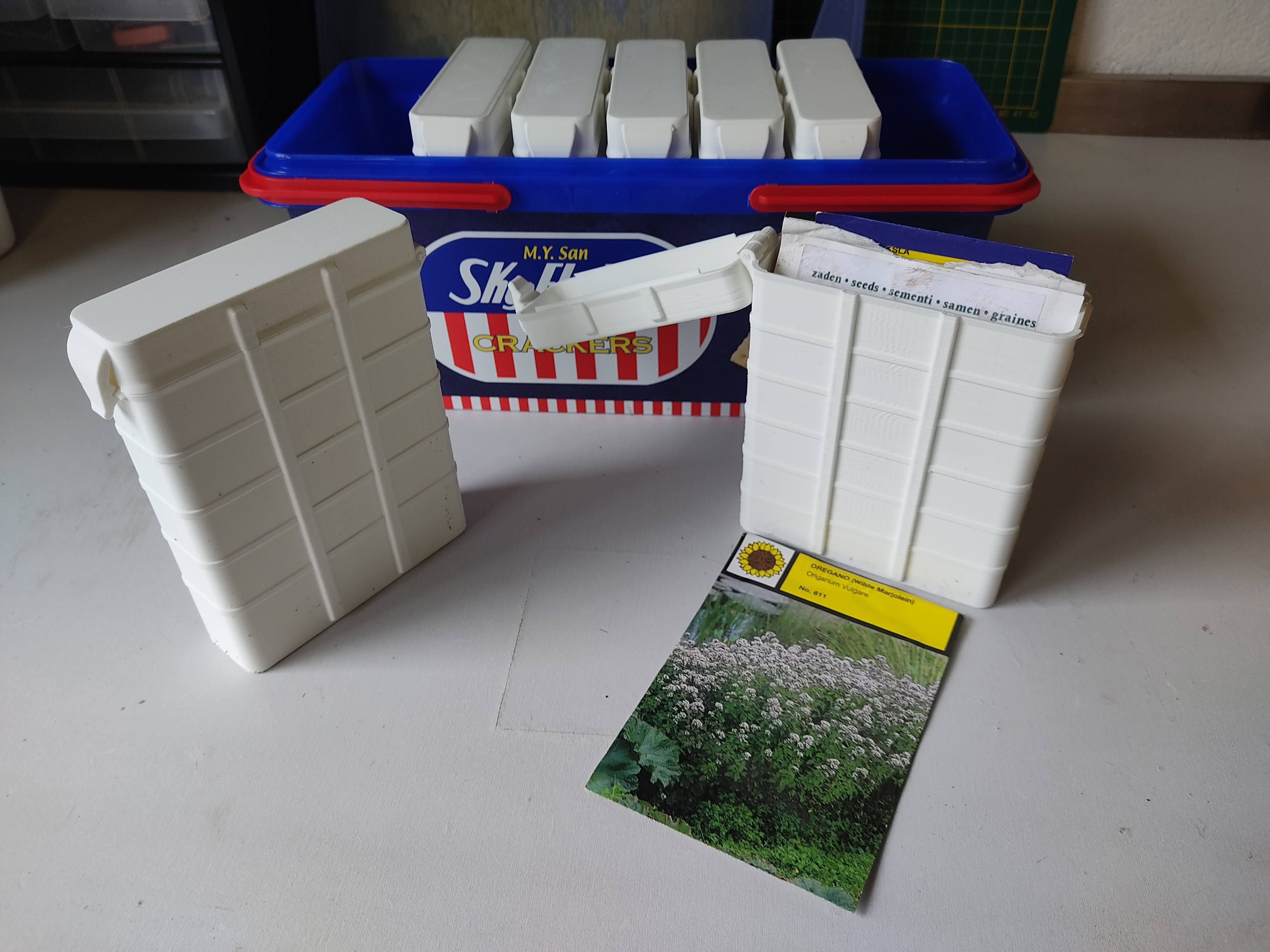 Seed storage case by Zekko | Download free STL model | Printables.com