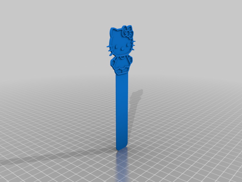 Hello Kitty bookmark by mrmila | Download free STL model | Printables.com