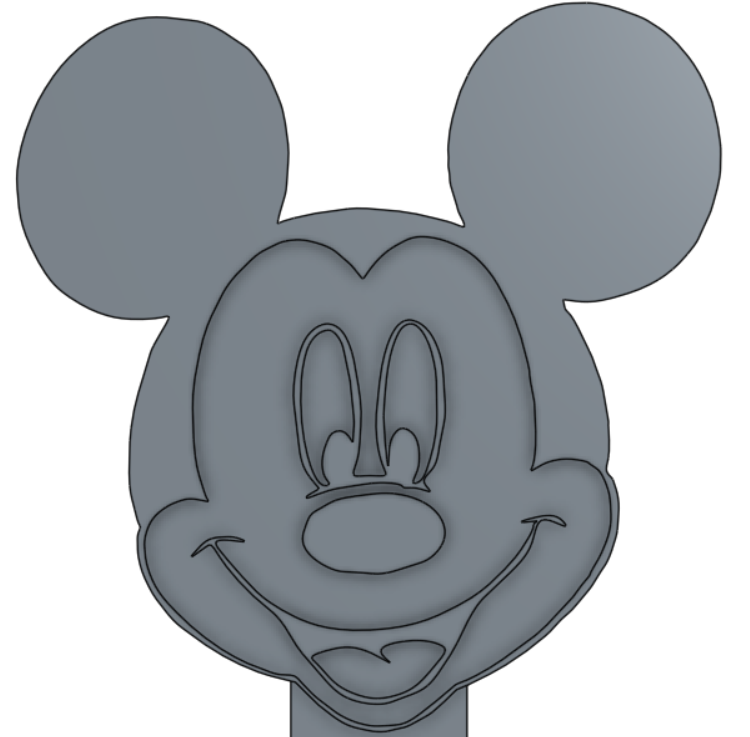 MickeyMouse bookmark by mrmila | Download free STL model | Printables.com