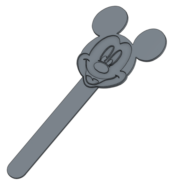 MickeyMouse bookmark by mrmila | Download free STL model | Printables.com