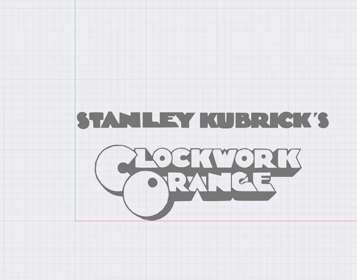 A Clockwork Orange Stencil
