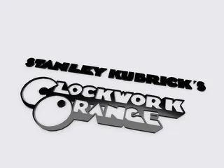 A Clockwork Orange Logo by ToxicMaxi | Download free STL model ...