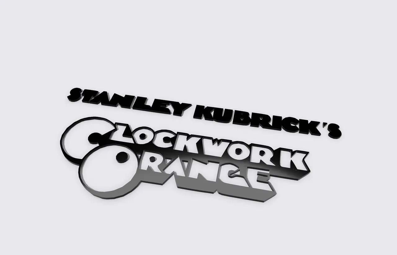 A Clockwork Orange Logo by ToxicMaxi | Download free STL model ...