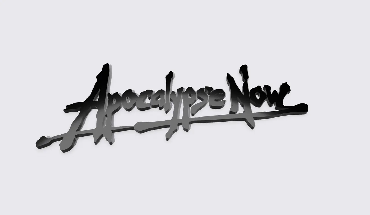 Apocalypse Now Logo by ToxicMaxi | Download free STL model | Printables.com