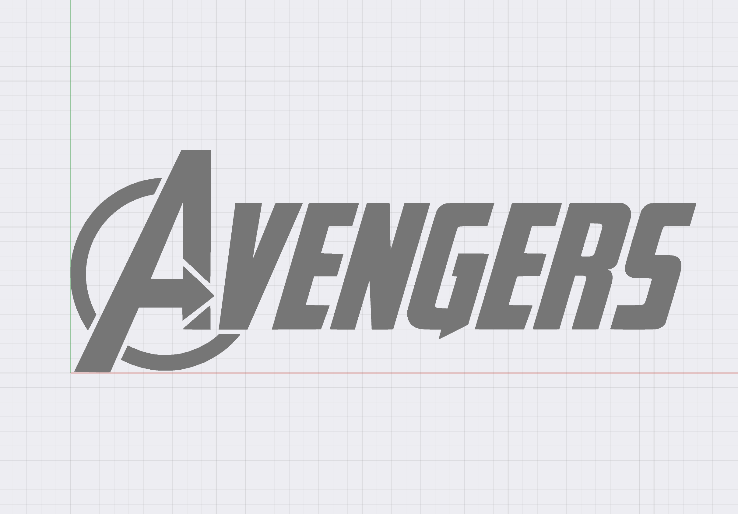 Avengers Logo by ToxicMaxi | Download free STL model | Printables.com