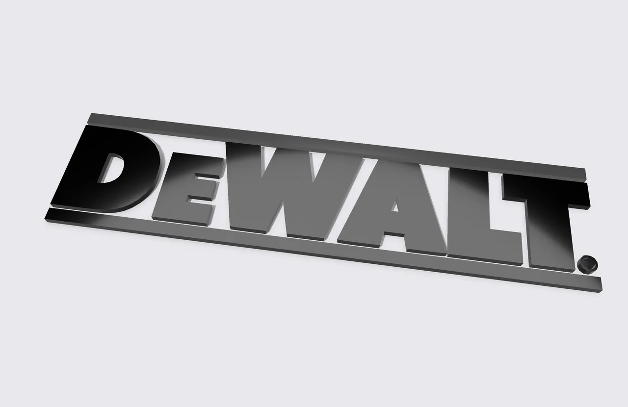 DeWALT Logo by ToxicMaxi | Download free STL model | Printables.com