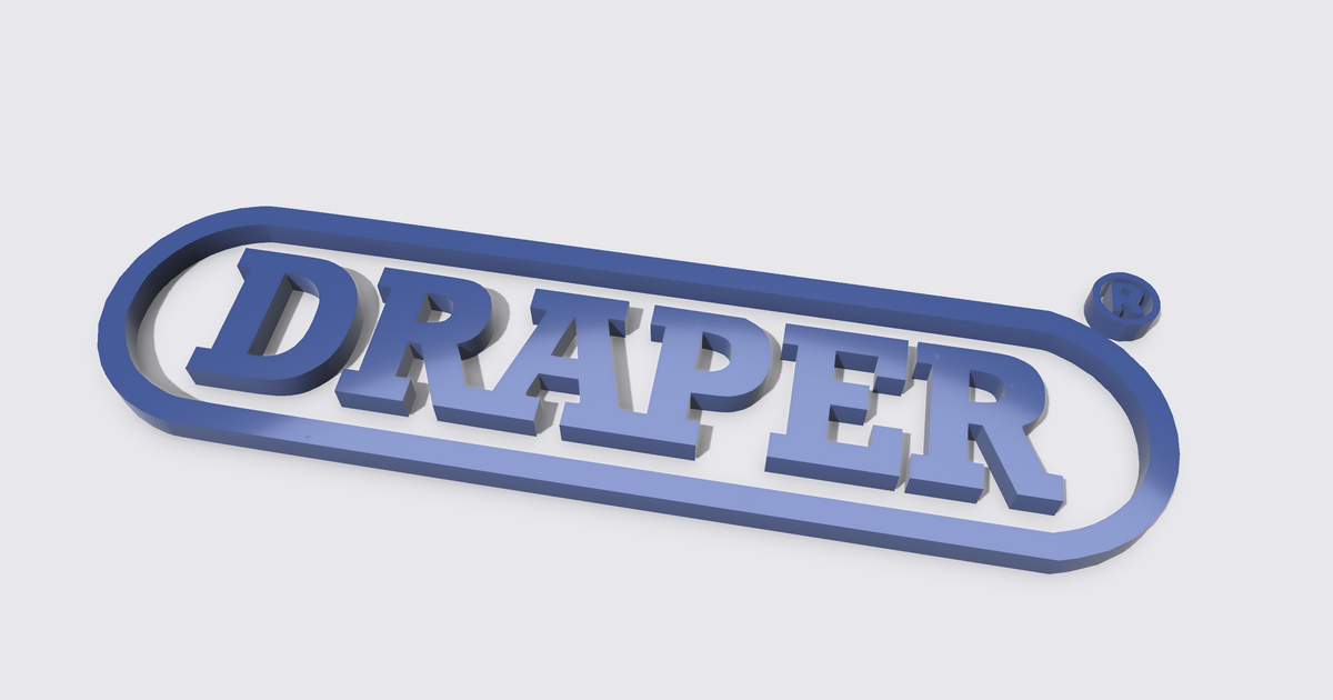 Draper Logo by ToxicMaxi | Download free STL model | Printables.com