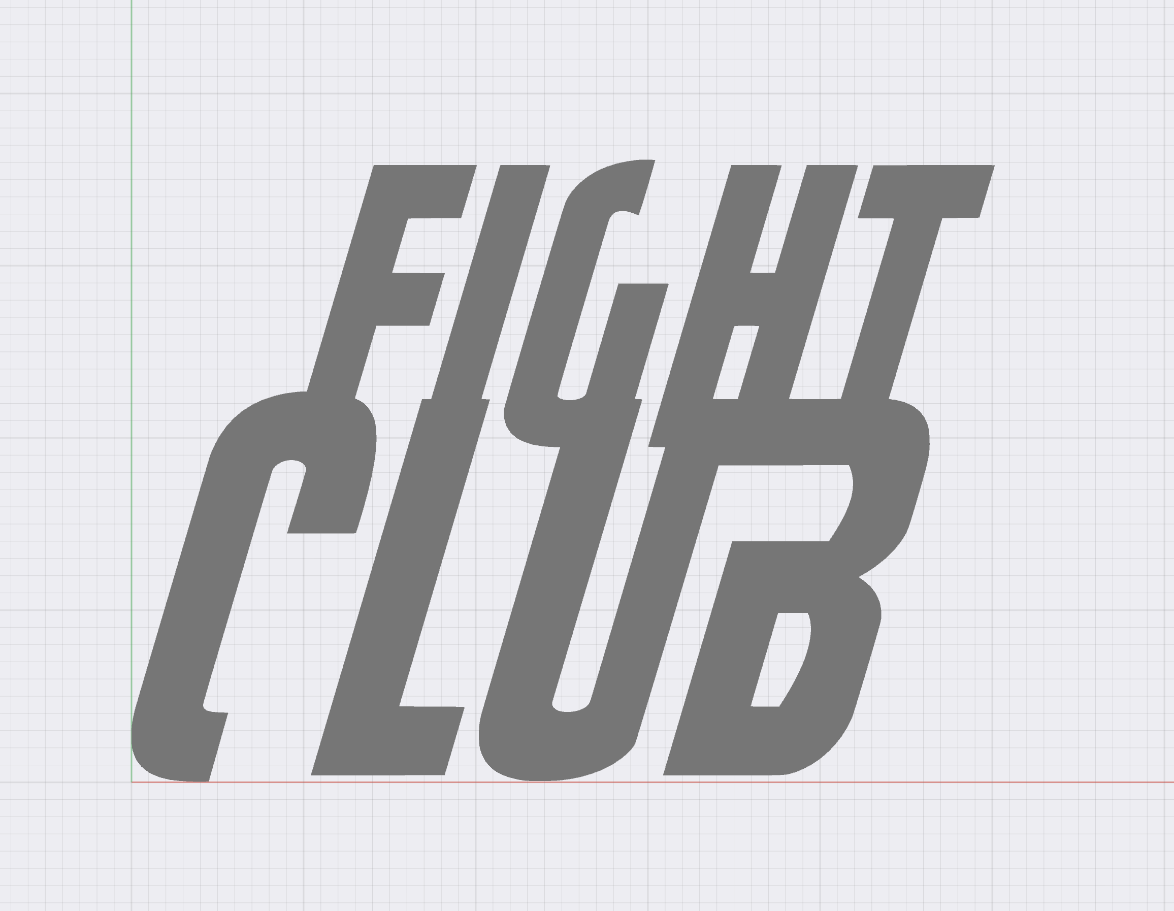 Fight Club Logo by ToxicMaxi | Download free STL model | Printables.com