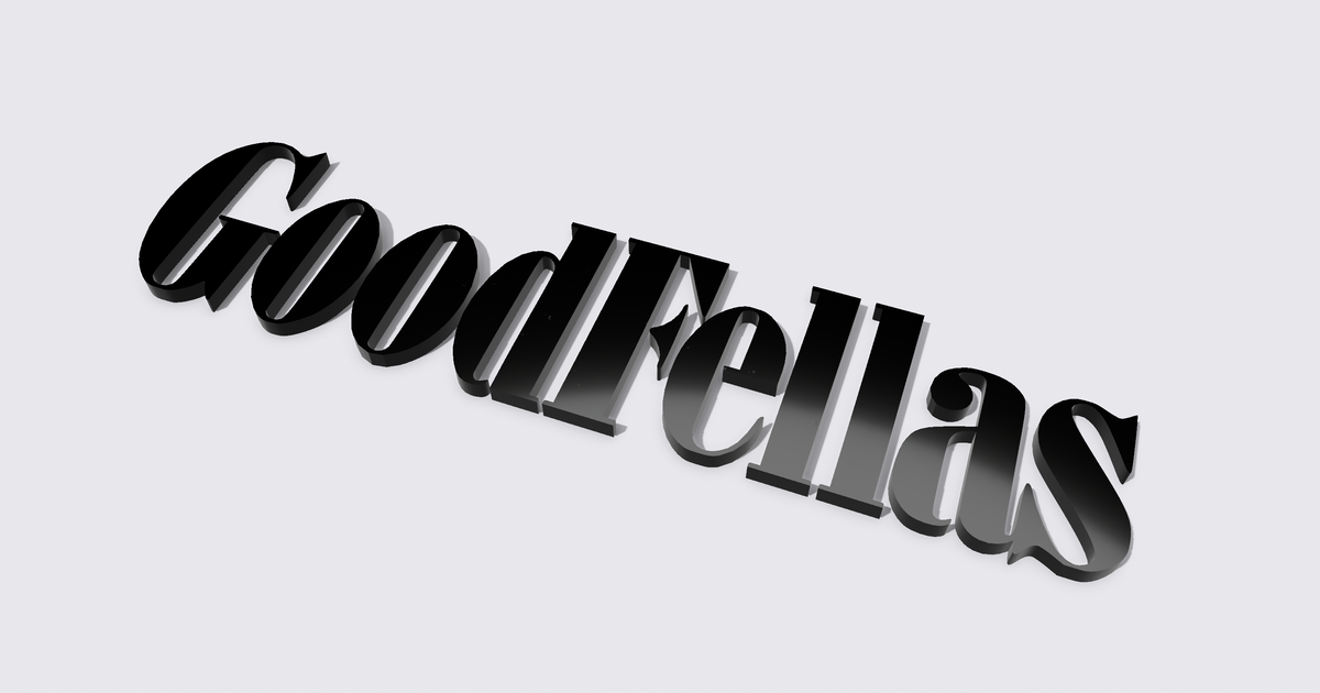 GoodFellas Logo by ToxicMaxi | Download free STL model | Printables.com