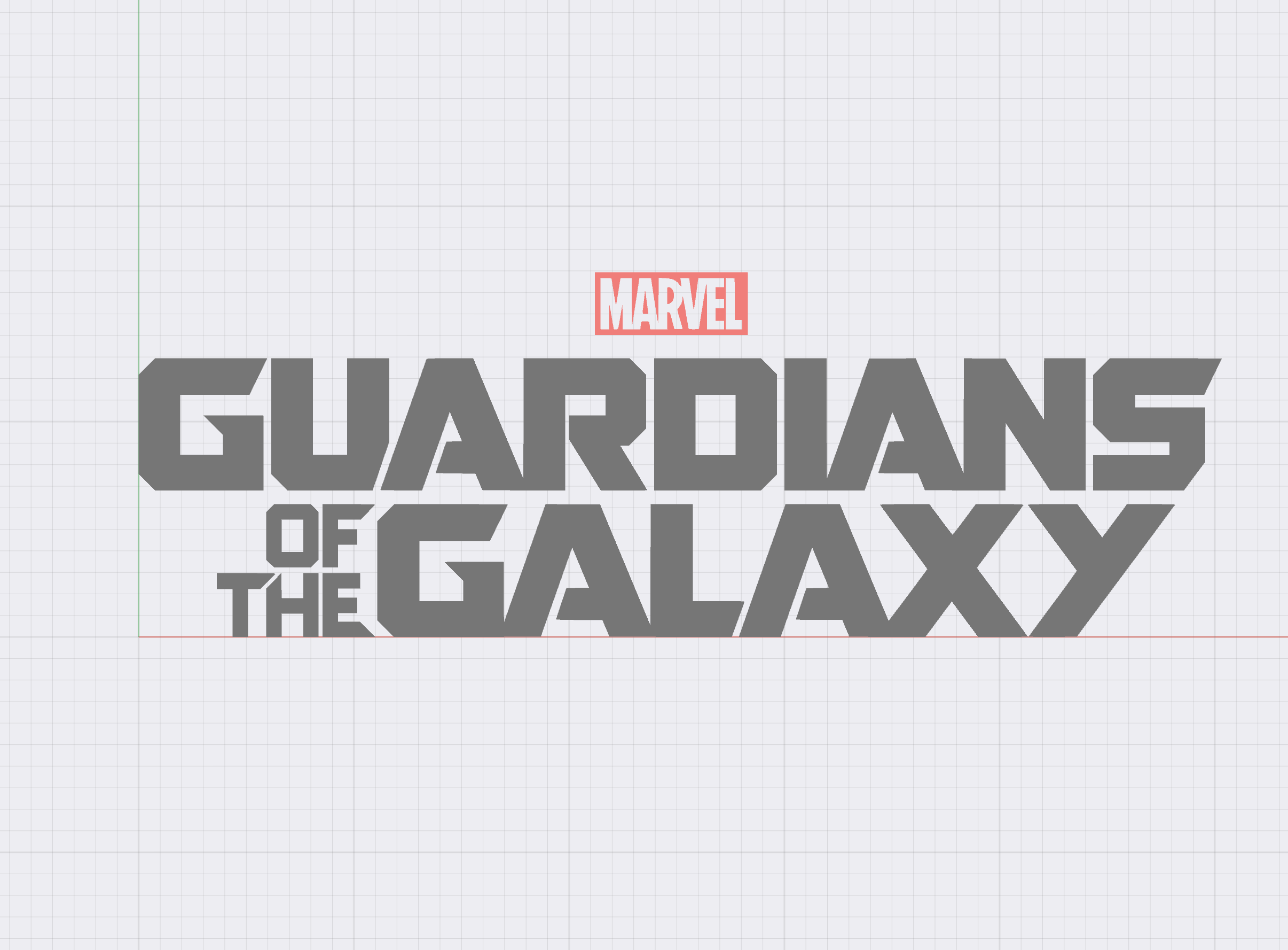 Guardians of the Galaxy Logo by ToxicMaxi | Download free STL model ...