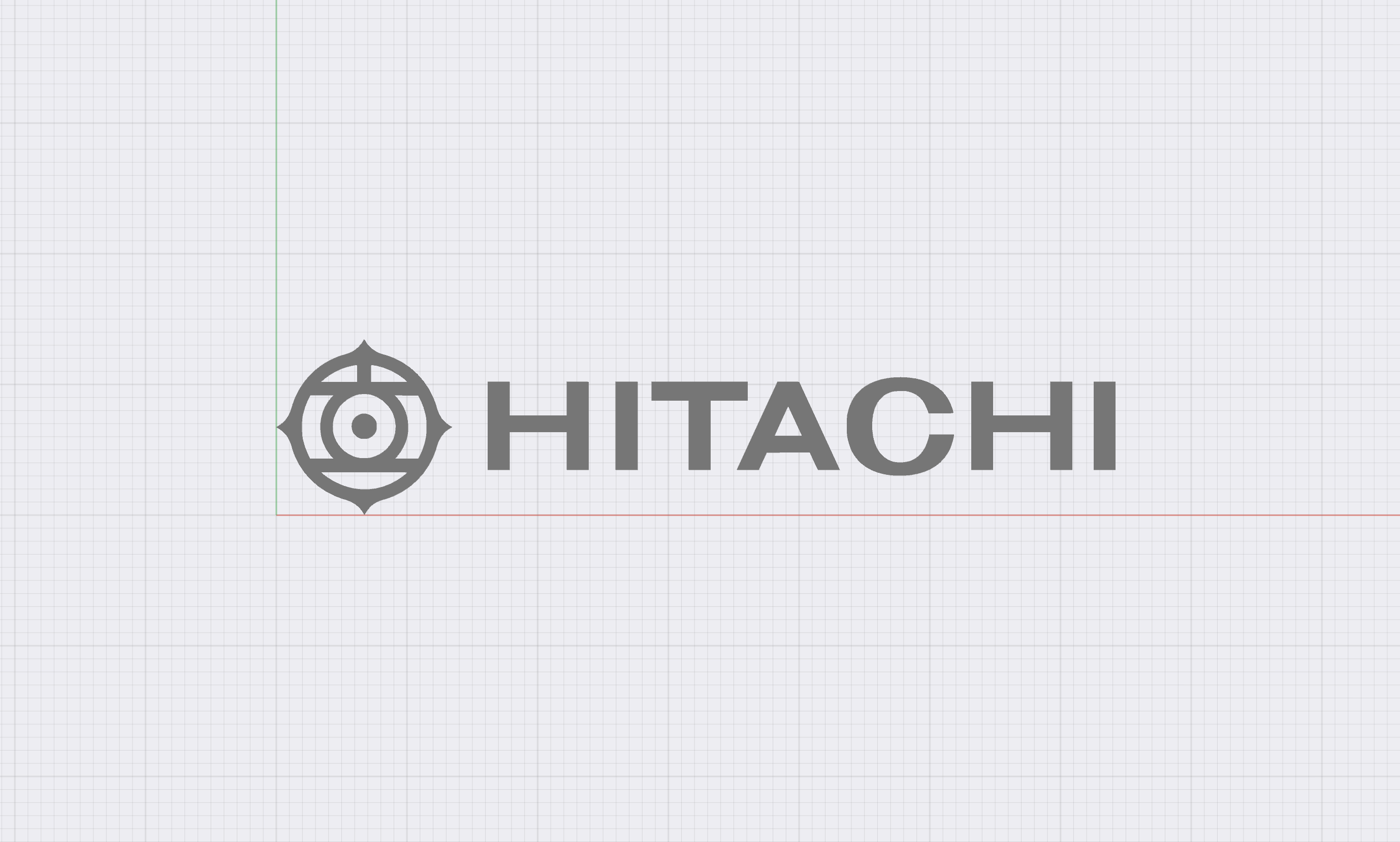Hitachi Logo by ToxicMaxi | Download free STL model | Printables.com