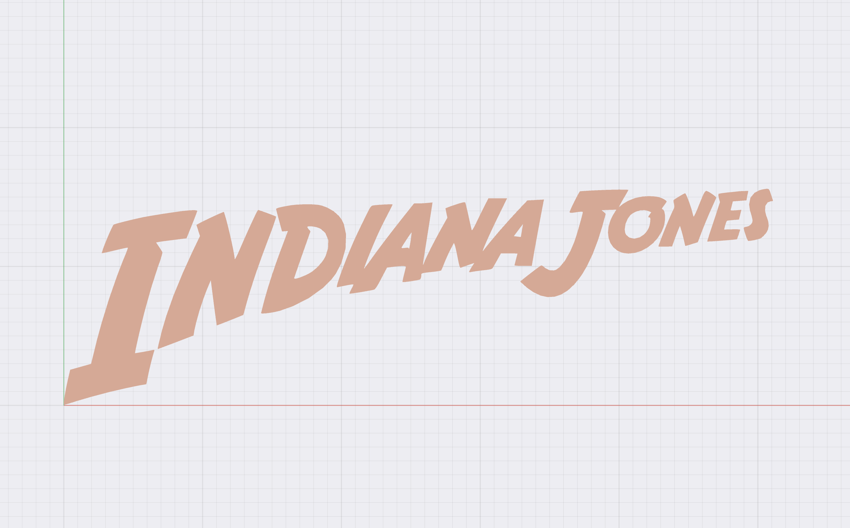 Indiana Jones Logo by ToxicMaxi | Download free STL model | Printables.com