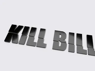 Kill Bill Logo by ToxicMaxi | Download free STL model | Printables.com