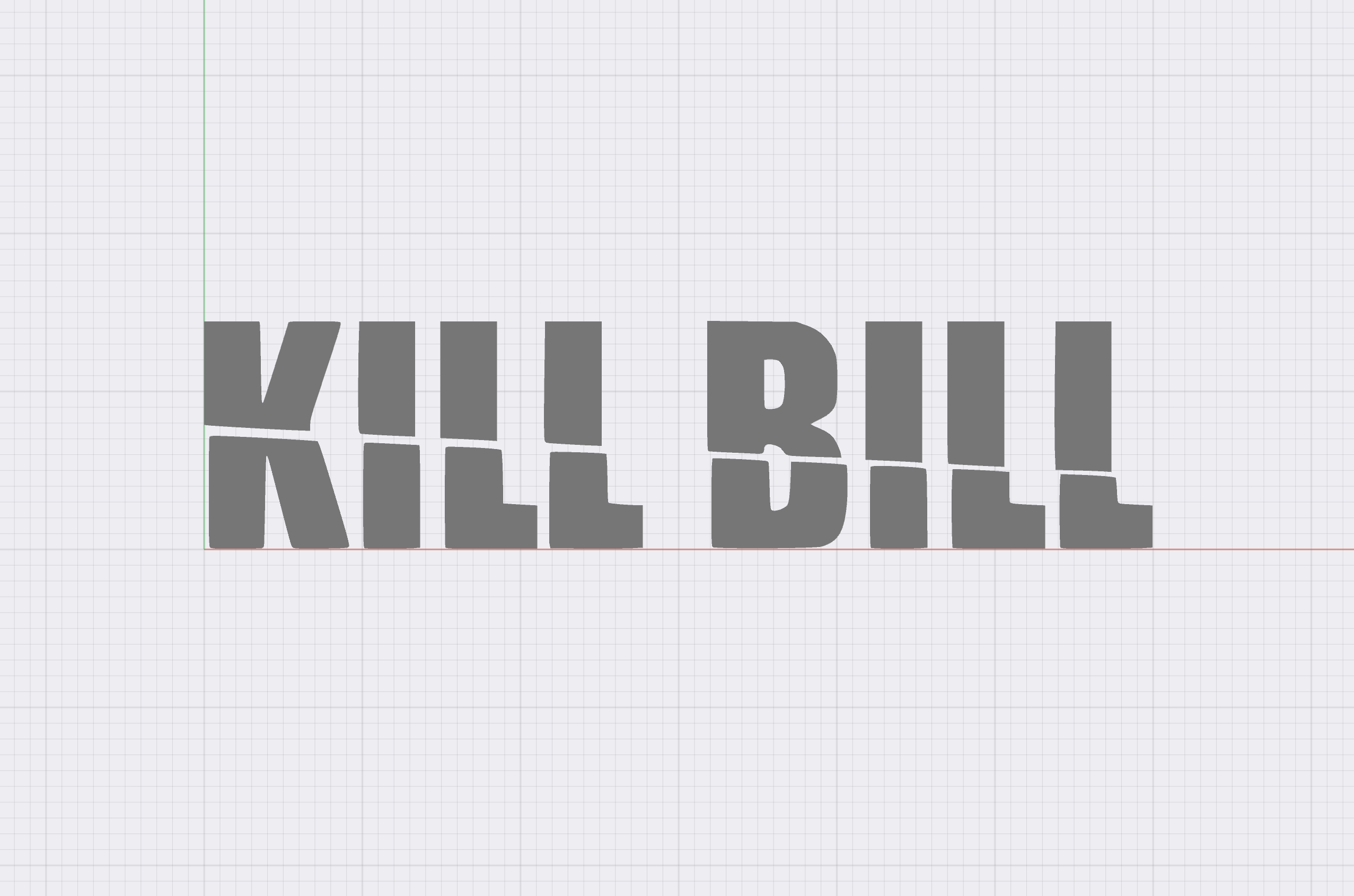 Kill Bill Logo by ToxicMaxi | Download free STL model | Printables.com