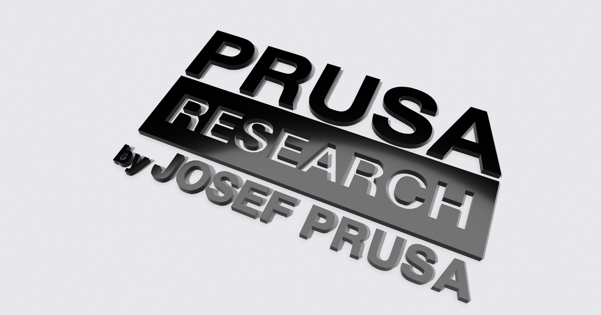 Prusa Research Logo by ToxicMaxi | Download free STL model | Printables.com