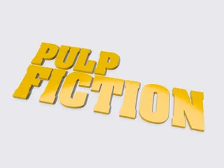 Pulp Fiction Logo by ToxicMaxi | Download free STL model | Printables.com