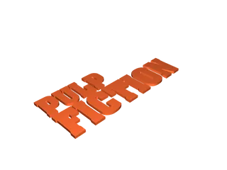 Pulp Fiction Logo by ToxicMaxi | Download free STL model | Printables.com