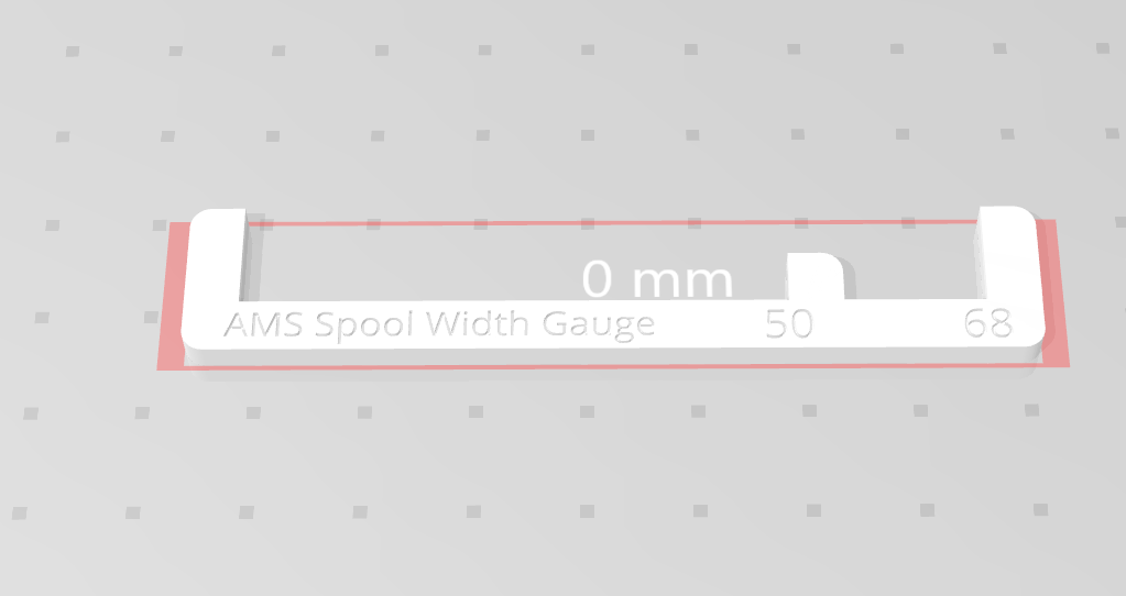Bambu Labs AMS Spool Width Gauge by SoBaldrick | Download free STL ...
