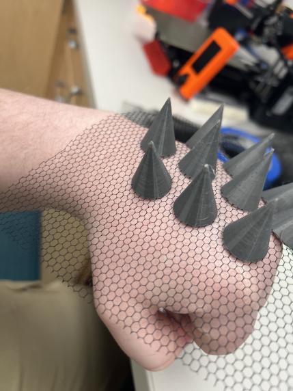 Print on Fabric Test (Long Spikes) by Colton X | Download free STL ...