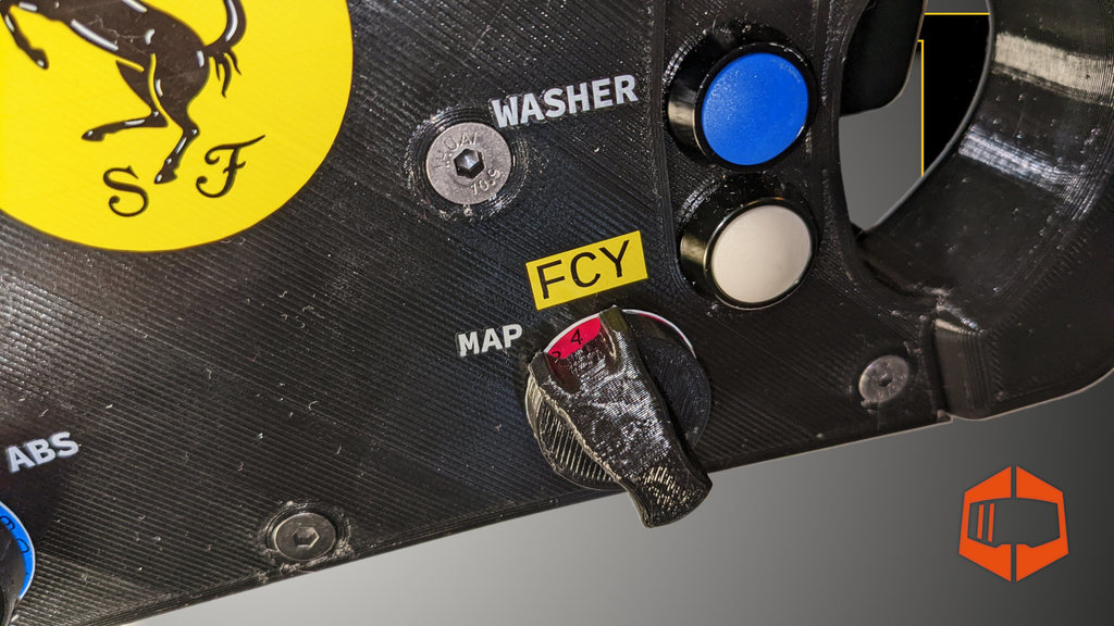 SRT Ferrari 488 GT3 Sim Racing Steering Wheel for Wireless Simucube by ...