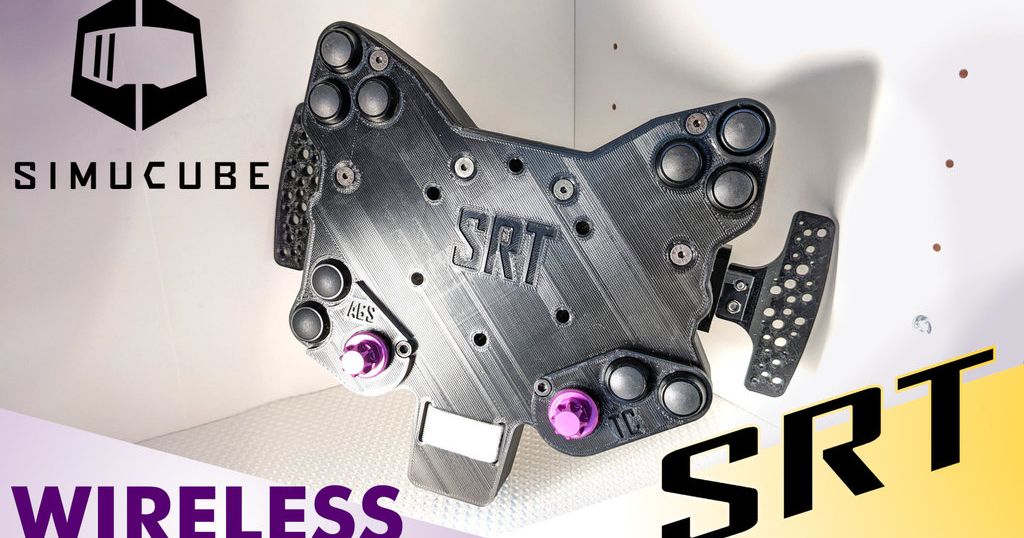 Wheel button plate for Sim Racing Simucube wireless by Lebois ...