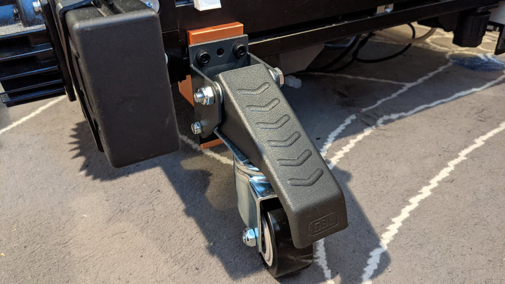 Workbench casters mounting plate by Lebois | Download free STL model ...