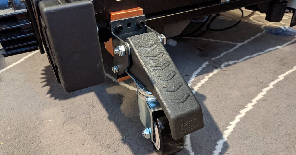 Workbench casters mounting plate by Lebois | Download free STL model ...