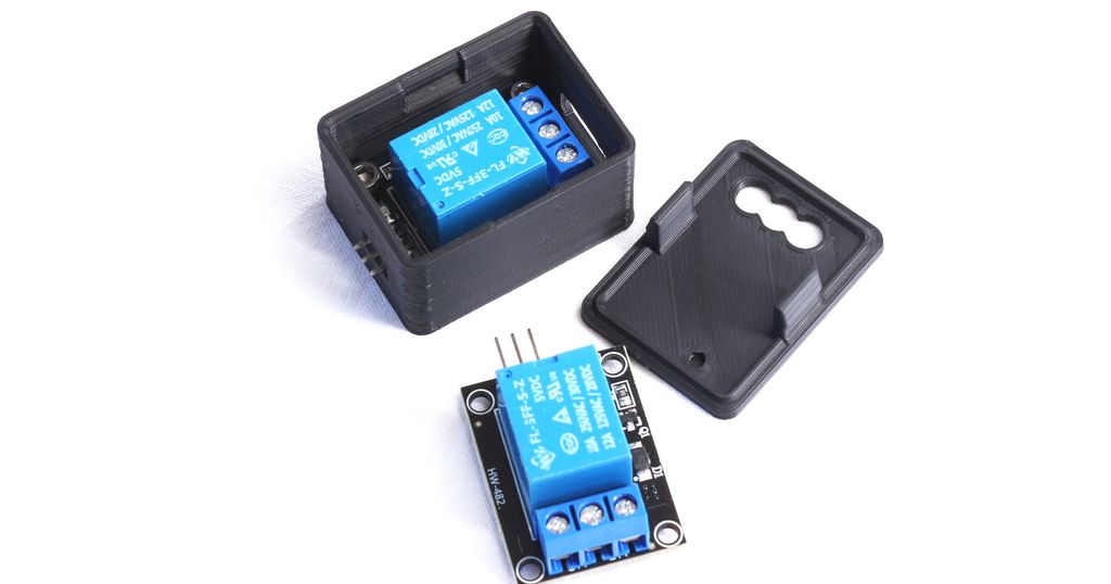 Box for Power Relay Module Board by Lebois | Download free STL model ...